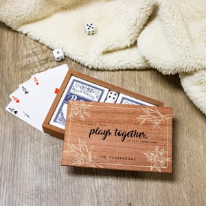 Families That Play Together Card Game Box | Game Night Gift | Game ...