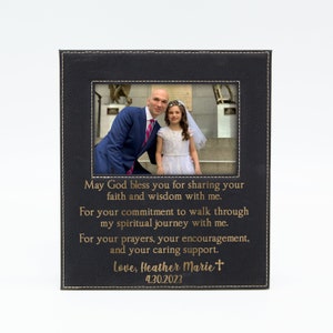 Personalized Confirmation Sponsor Frame | Religious Confirmation Gift ...