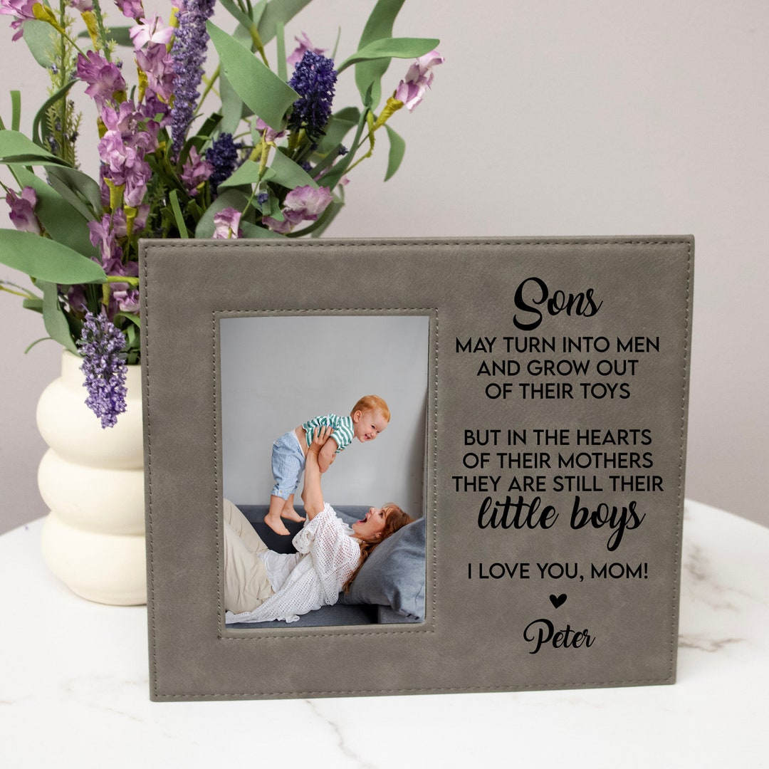 Mother Son Picture Frame | Mommy's Little Boy Picture Frame | Mothers ...