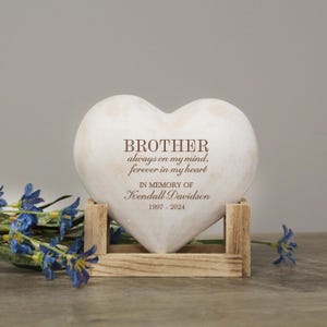 Brother Memorial Plaque | Personalized Brother Sympathy Gift | Brother ...