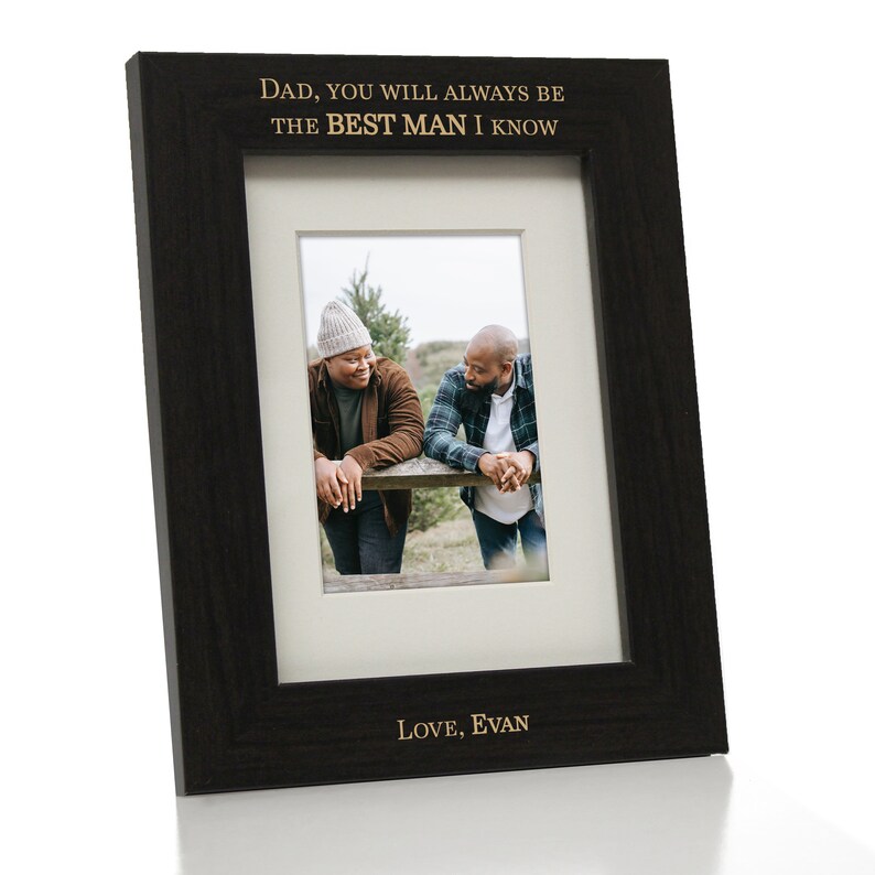 Dad Best Man Picture Frame Personalized Father of the Groom - Etsy