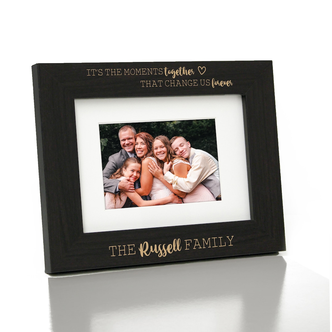 Personalized Family Picture Frame Moments Together Picture Frame Custom ...