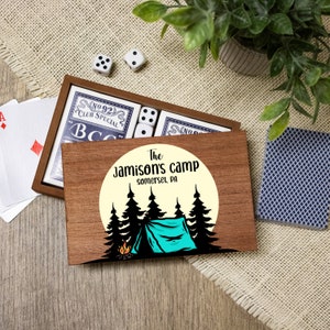 Camping Card Game Box | Family Game Night Gift | Camping Family Game ...