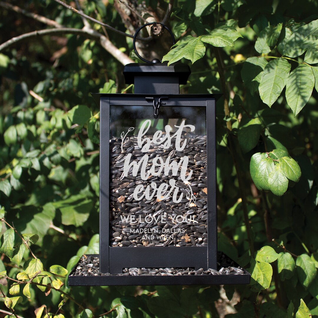 Best Mom Ever Bird Feeder Personalized Bird Feeder for Mom Best Mom ...
