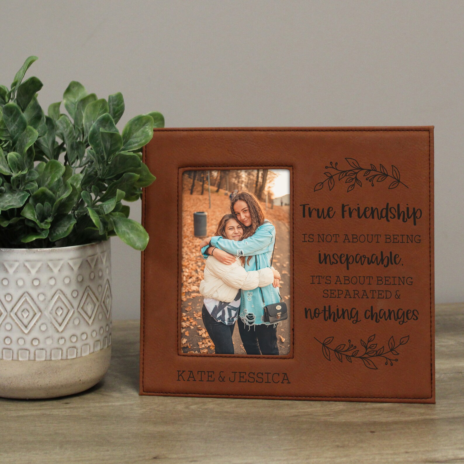Long Distance Friends Picture Frame | True Friendship Frame | Gift for ...