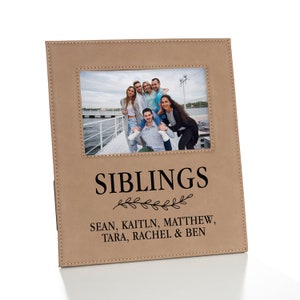 Siblings Picture Frame | Personalized Brothers and Sisters Frame ...