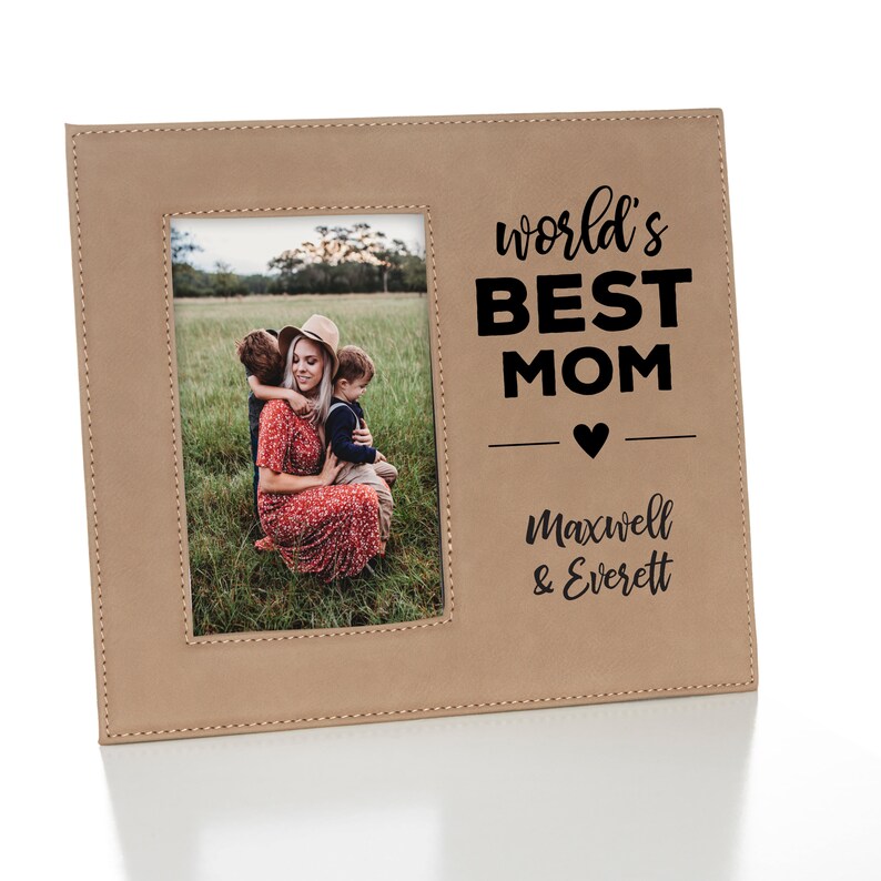 World's Best Mom Picture Frame Personalized Mom Picture - Etsy