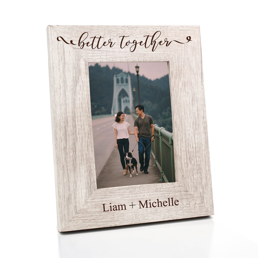 Better Together Picture Frame Personalized Better Together Picture ...