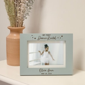 First Dance Recital Gifts for Girls | 1st Dance Recital Picture Frame ...