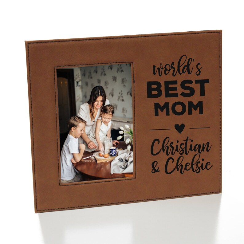 World's Best Mom Picture Frame Personalized Mom Picture - Etsy