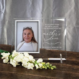 Mother Memorial Gift | Loss of Mother Gift | Mom Memorial Picture Frame ...