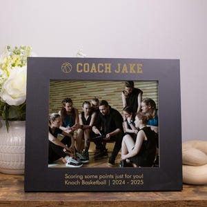 Personalized Thank You Coach Frame | Team Thank You Gift to Coach | End ...