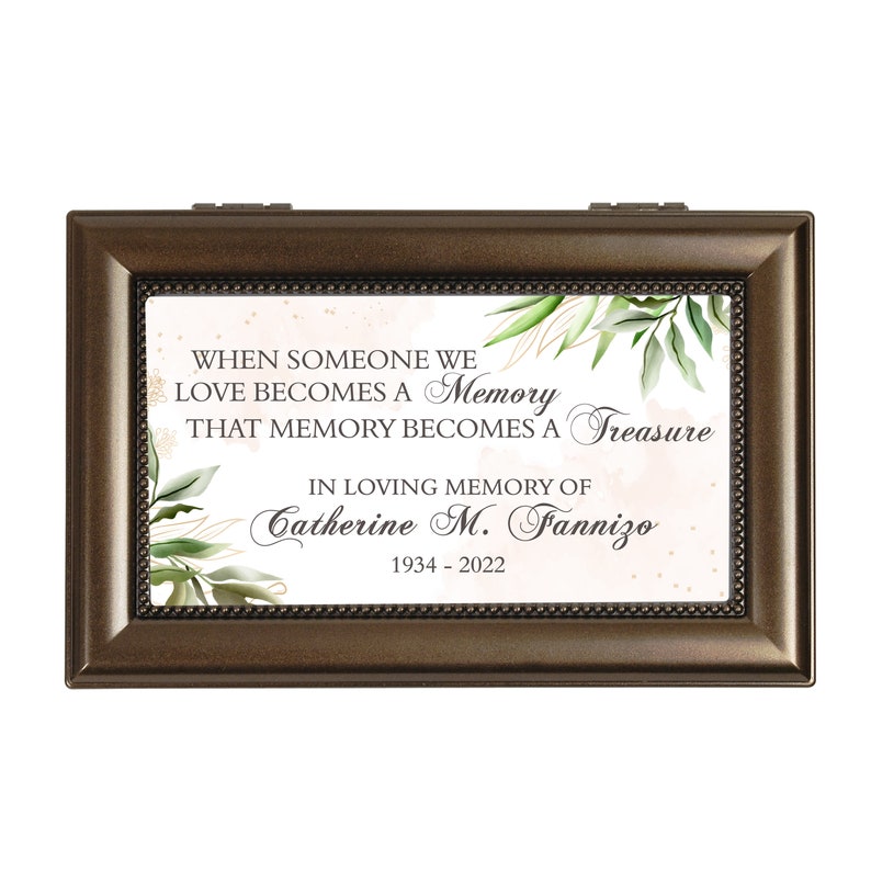 Memorial Music Box Personalized in Memory of Box When - Etsy