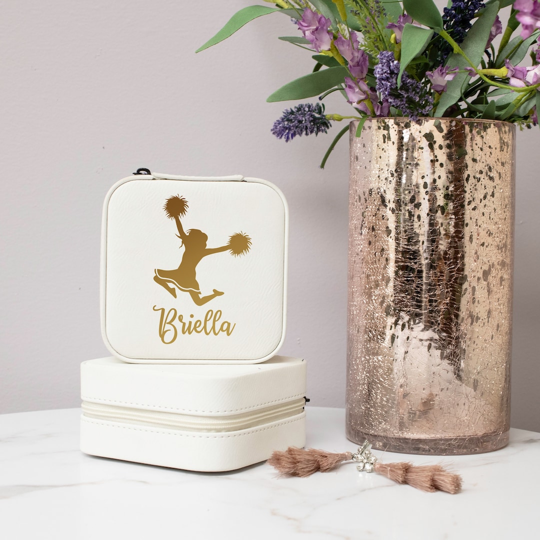 Cheer Gifts for Girls Personalized Cheerleader Jewelry Box Cheerleader ...