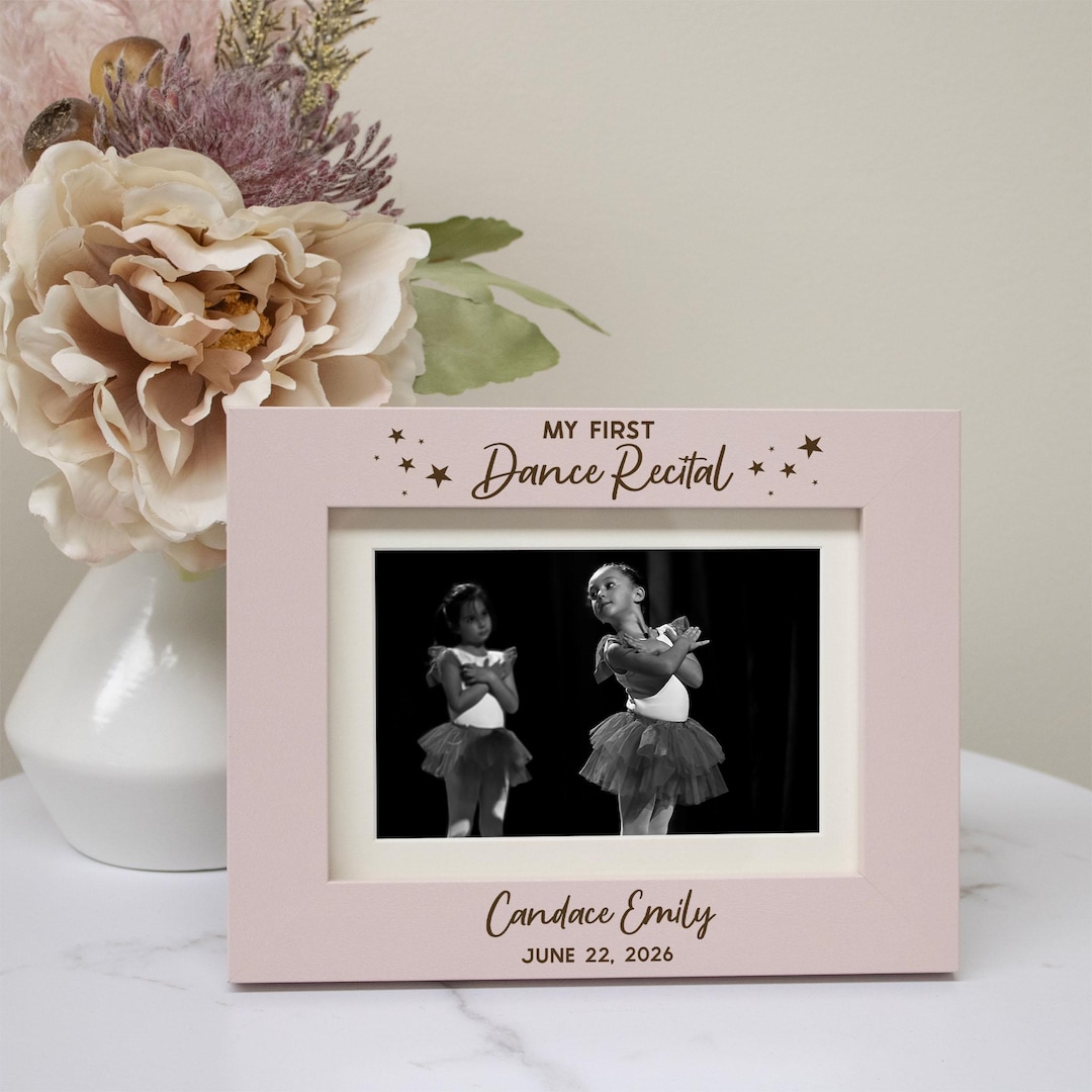 First Dance Recital Gifts for Girls | 1st Dance Recital Picture Frame ...