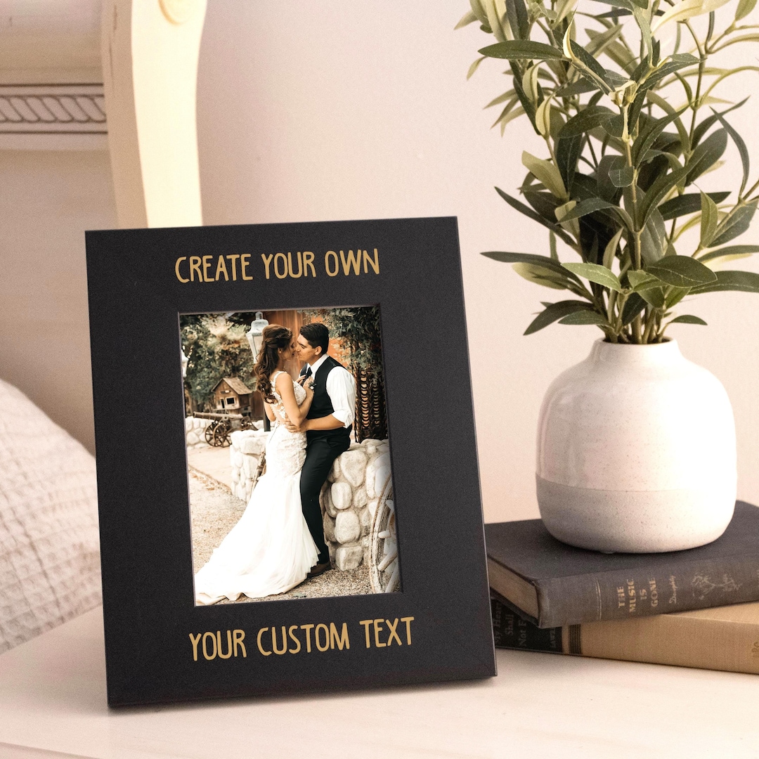 Create Your Own Picture Frame | Custom Engraved Picture Frame | Design ...