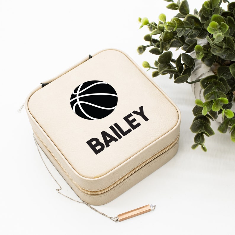 Basketball Gifts for Girls | Personalized Basketball Jewelry Box ...