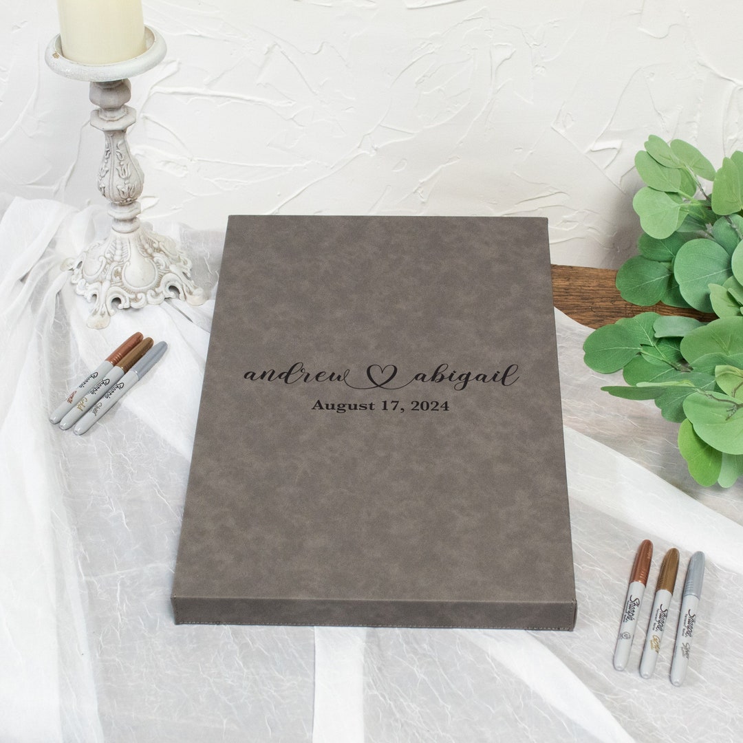 Wedding Guest Signature Book Wedding Signature Board Wall Art ...
