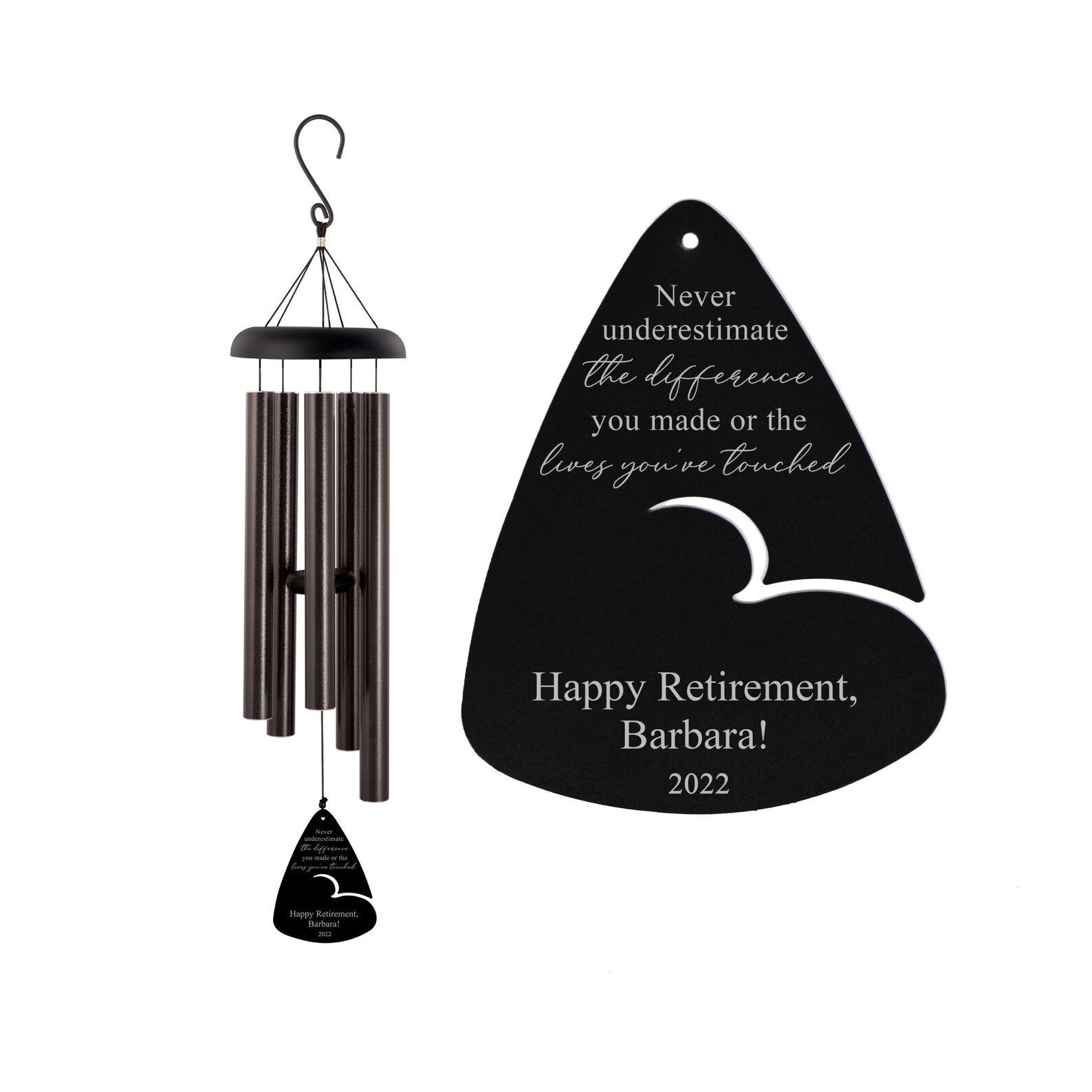Retirement Wind Chime Personalized Retirement Wind Chime - Etsy