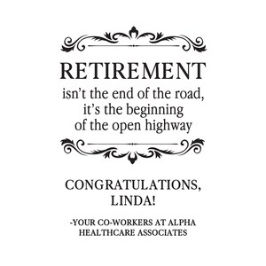 Retirement Bird Feeder | Personalized Retirement Gift for Women ...