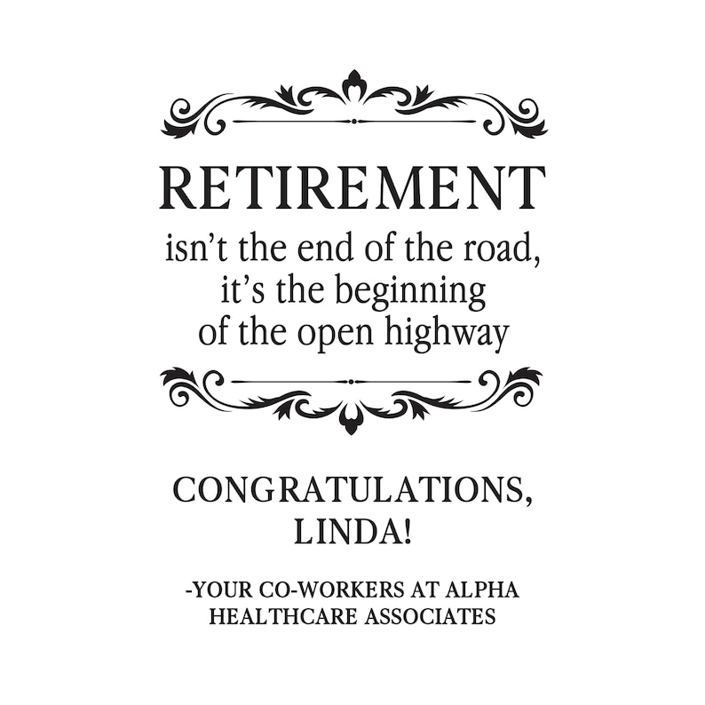 Retirement Bird Feeder | Personalized Retirement Gift for Women ...