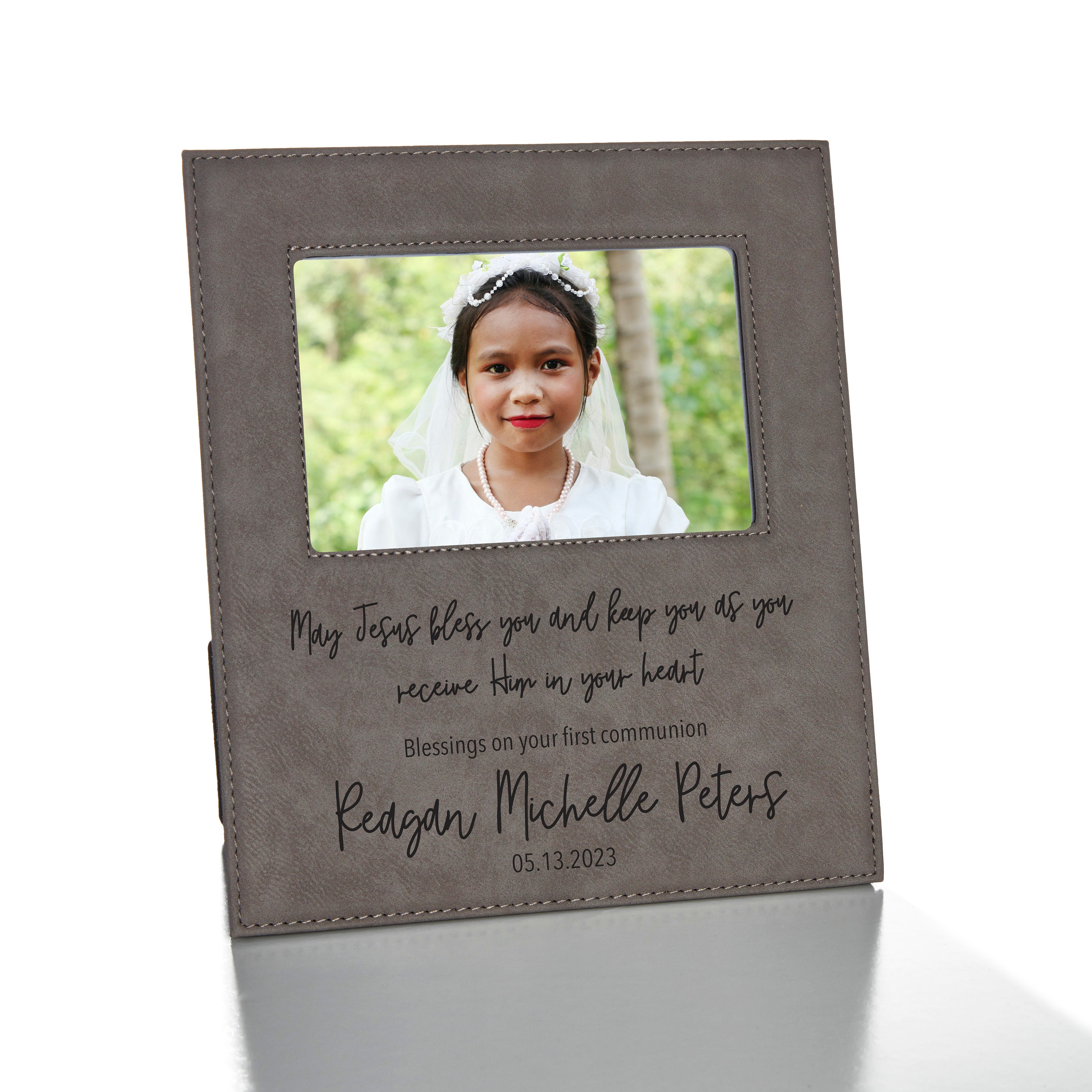 First Communion Picture Frame Personalized First Communion - Etsy