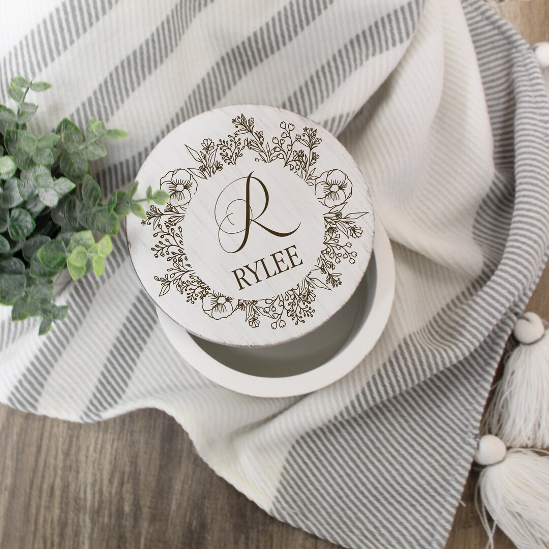 Custom Name Box Personalized Jewelry Box Trinket Jewelry - Etsy