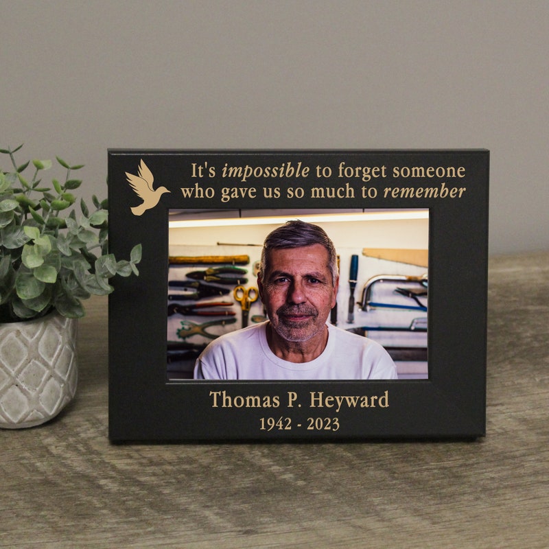 Memorial Frame for Deceased Loved One - Etsy