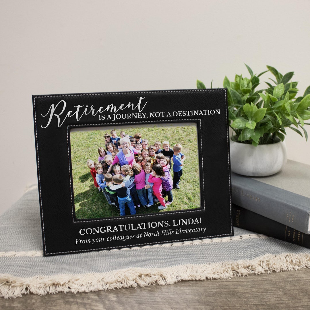 Retirement Picture Frame | Personalized Retirement Gift for Men ...