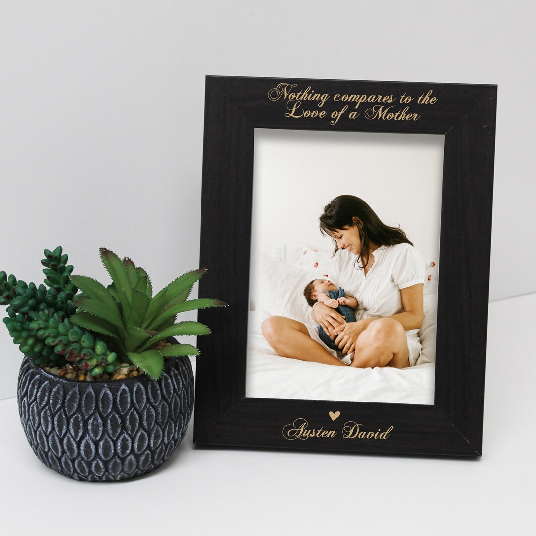Love of a Mother Picture Frame Mother's Day Picture Frame With Baby's ...