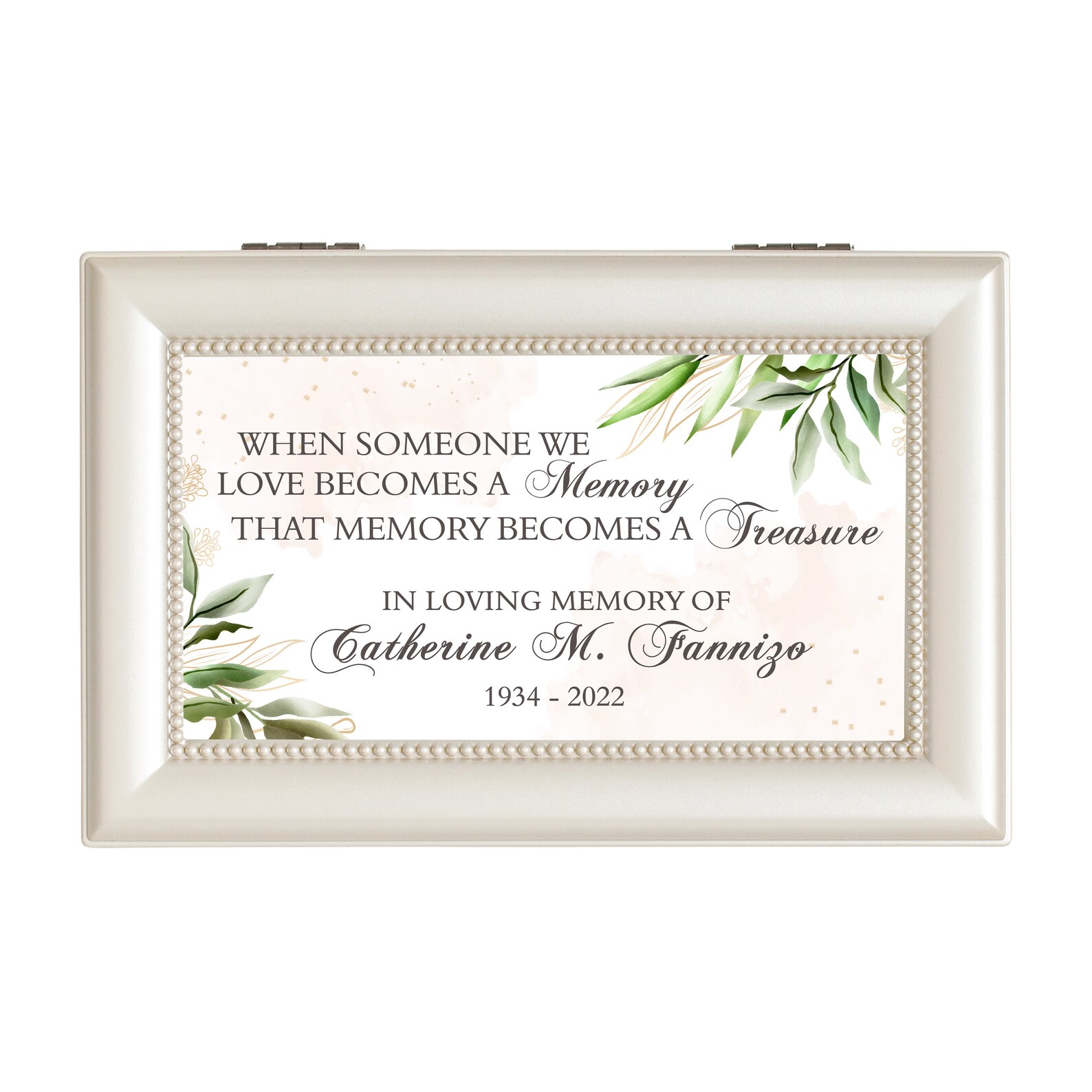 Memorial Music Box Personalized in Memory of Box When - Etsy