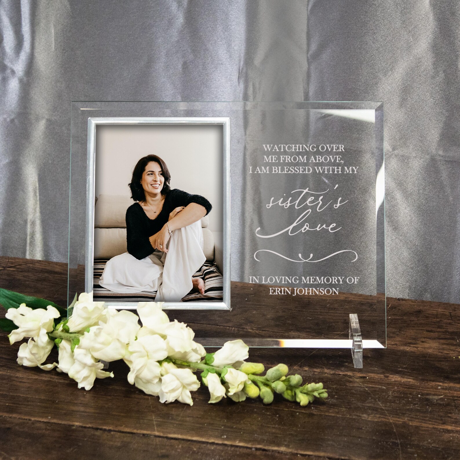 Sister Memorial Gift | Loss of Sister Gift | Sister Memorial Picture ...