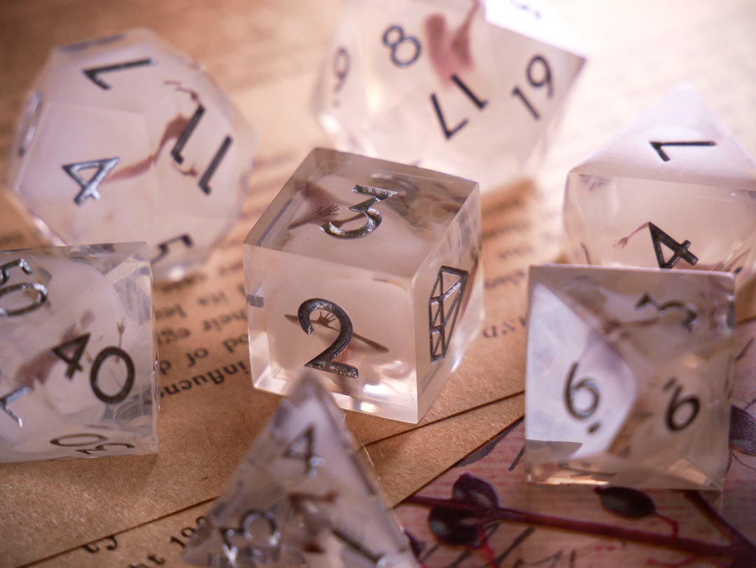 Soul Vortex Handmade Polyhedral Dice Set for Tabletop RPG - Etsy