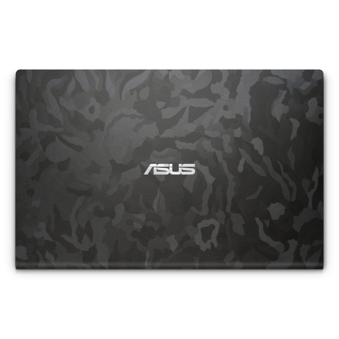 Asus Vivobook Skin in Black Camo, Cover in Black Camo, Wrap Decal in ...