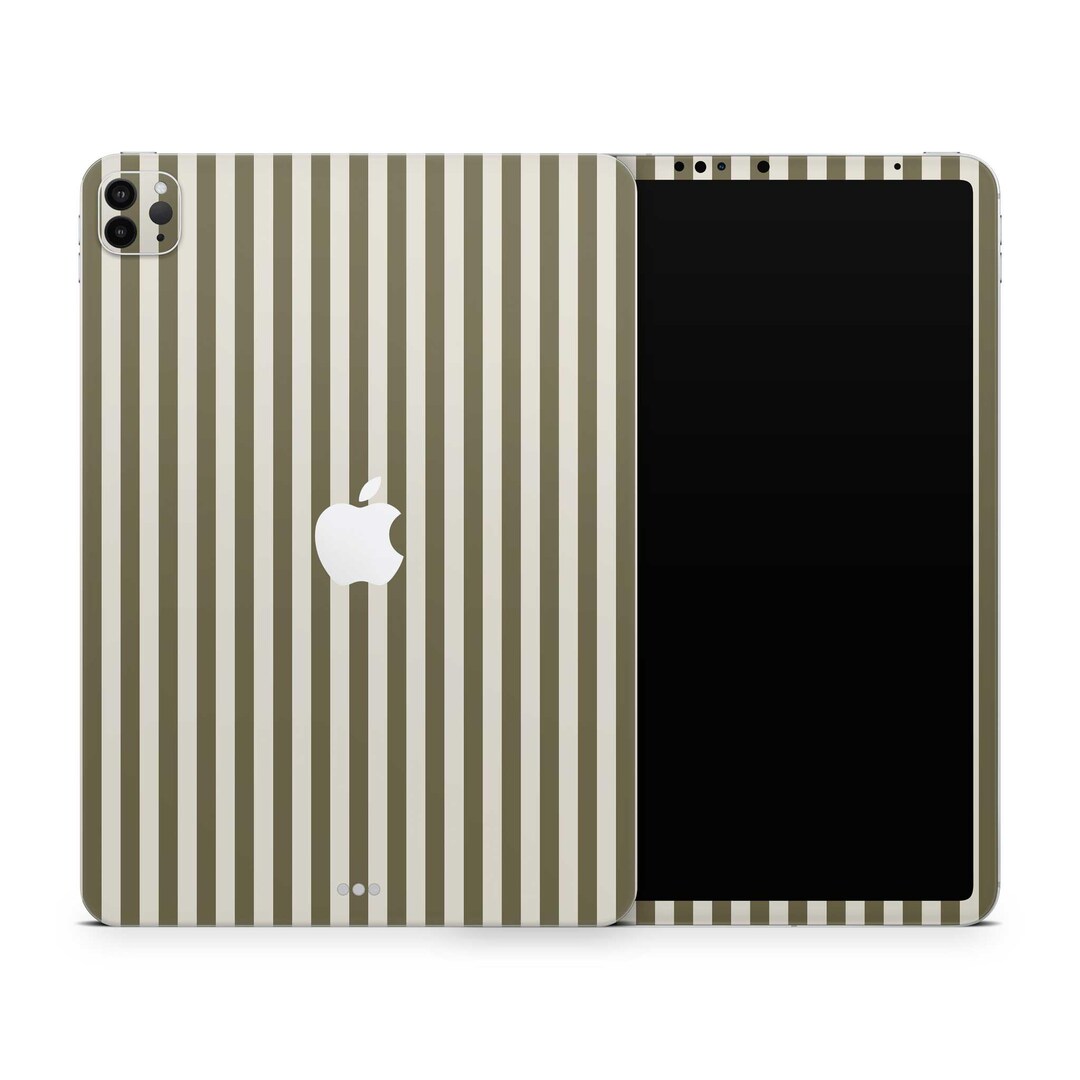 IPad Skin: Olive Stripe Pattern (lightweight, Removable Vinyl) - Etsy