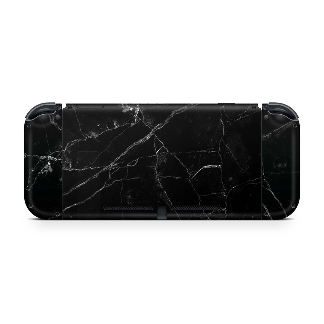 Black Marble Nintendo Switch Skin, Modern Print Nintendo Switch Skin ...