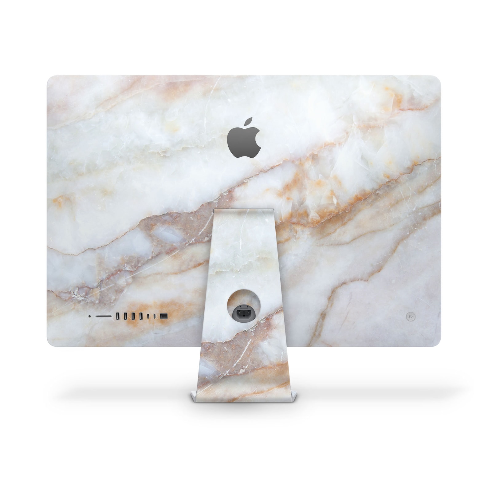 Vanilla Marble Imac Skin, Vanilla Marble Skin Cover, Imac Protective ...