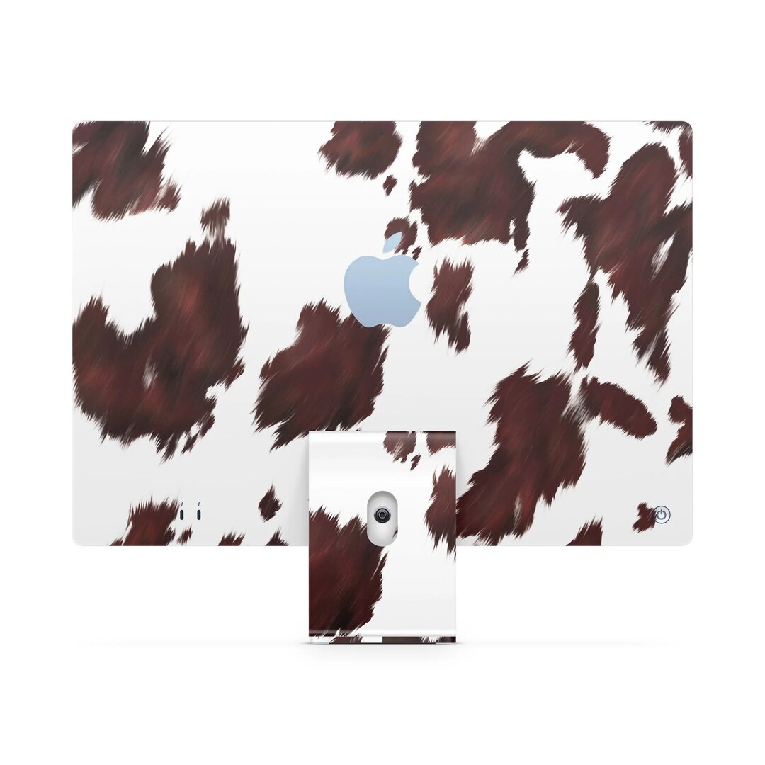 Cowhide Imac Skin, Apple Imac Skin Cover, Cowgirl Imac Skin Cover, Imac ...