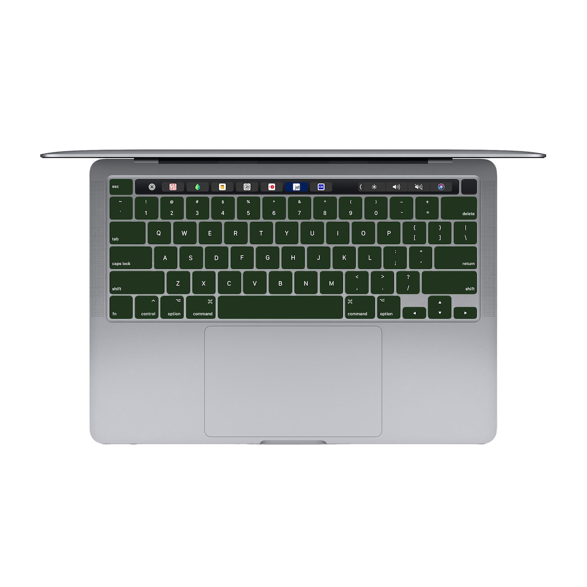 Forest Green MacBook Keyboard Skin, Deep Green Keyboard Decal, Dark ...
