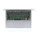 Forest Green MacBook Keyboard Skin, Deep Green Keyboard Decal, Dark ...
