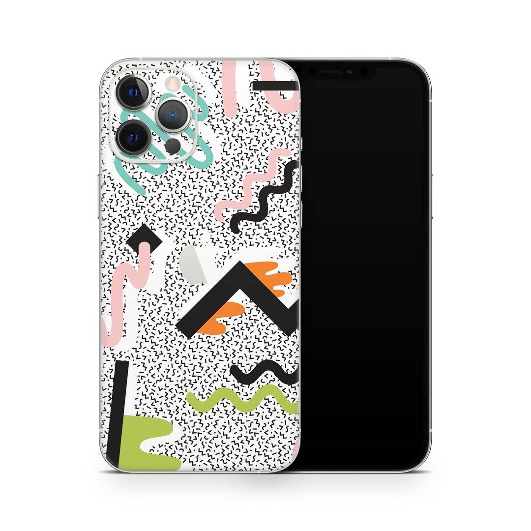 Retro 80s iPhone Decal - Lightweight Vinyl Sticker - Etsy