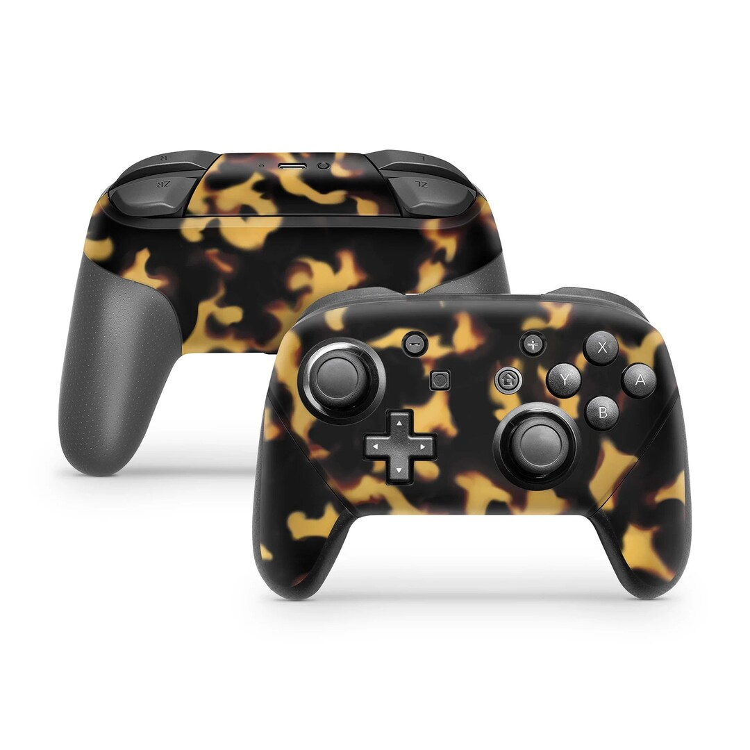 Tortoise Shell Nintendo Switch Pro Controller Skin, Nintendo Switch Pro ...