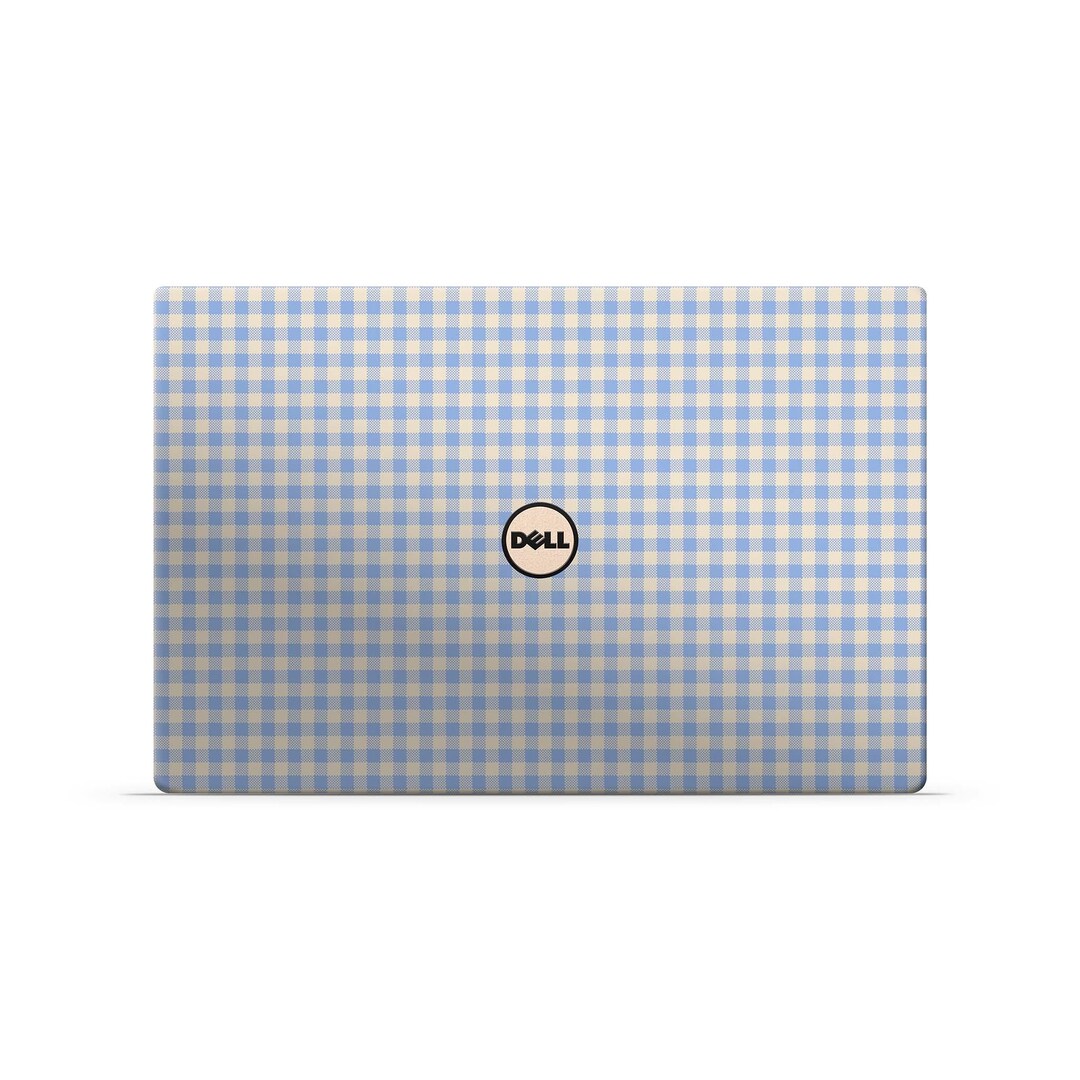 Dell XPS Skin: Blue Checkered Pattern - Vinyl Decal Cover - Etsy