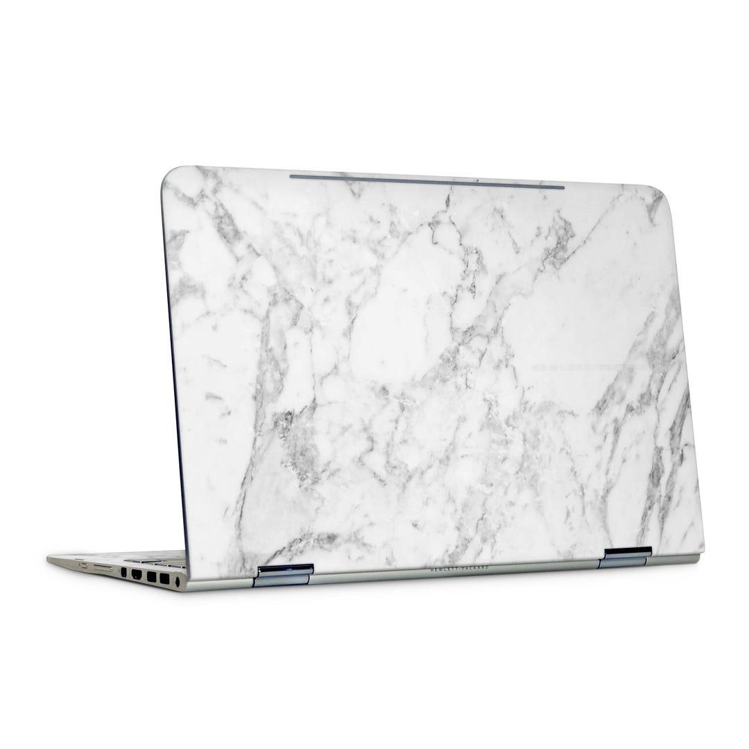HP Probook Skin: White Marble Design - Easy Apply Vinyl Decal - Etsy