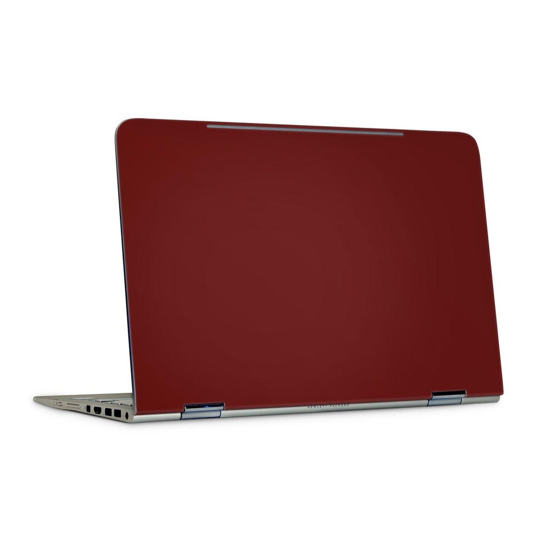 HP Elitebook Skin: Deep Red Vinyl - Scratch Protection - Etsy