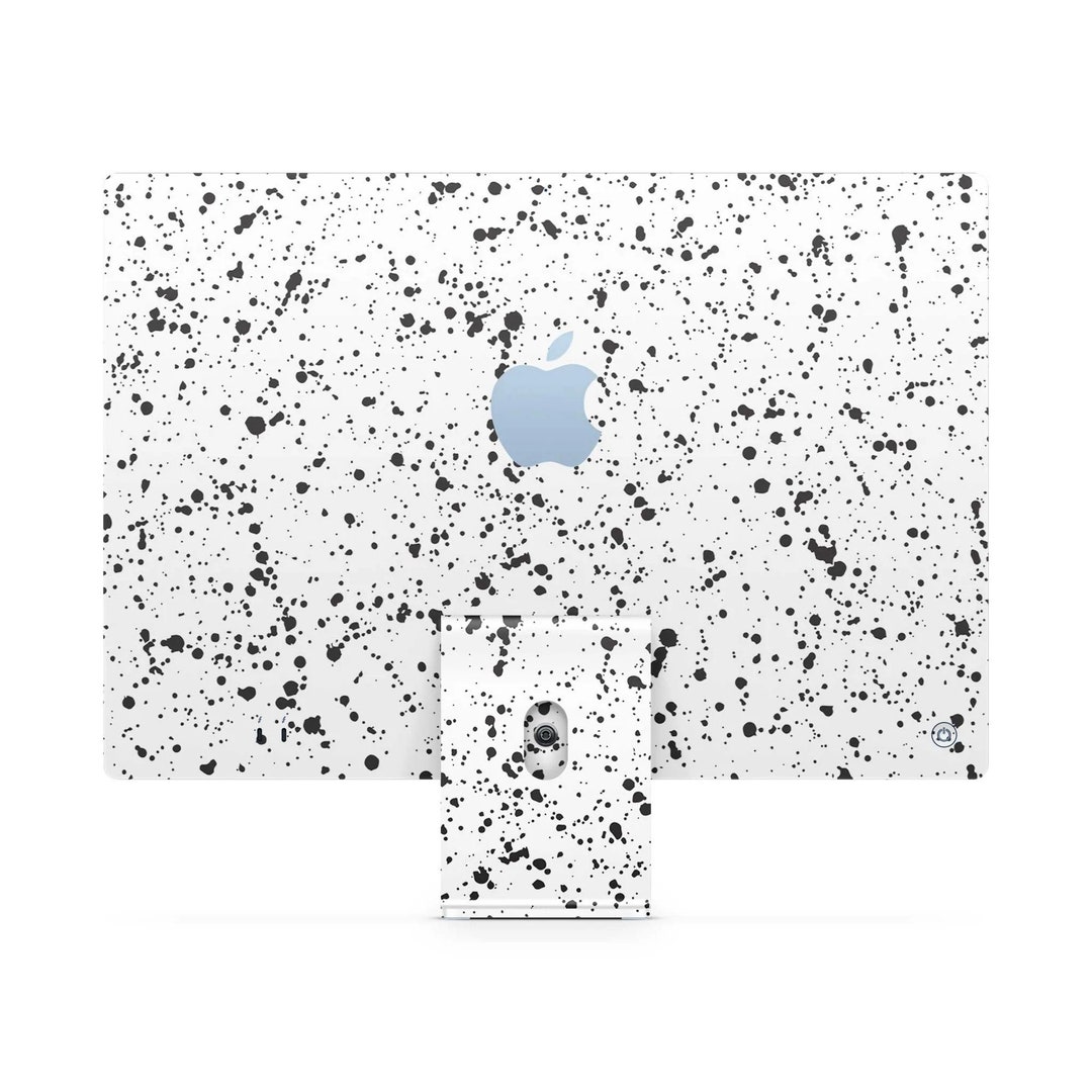 White Speckle Imac Skin, Apple Imac Skin Cover, Simple Imac Skin Cover ...