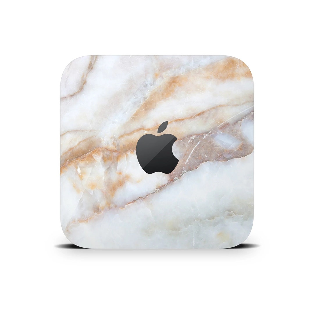 Vanilla Marble Mac Mini Skin, Apple Mac Mini Skin, Bubble Free Mac Mini Skin, Classic Mac Mini ...
