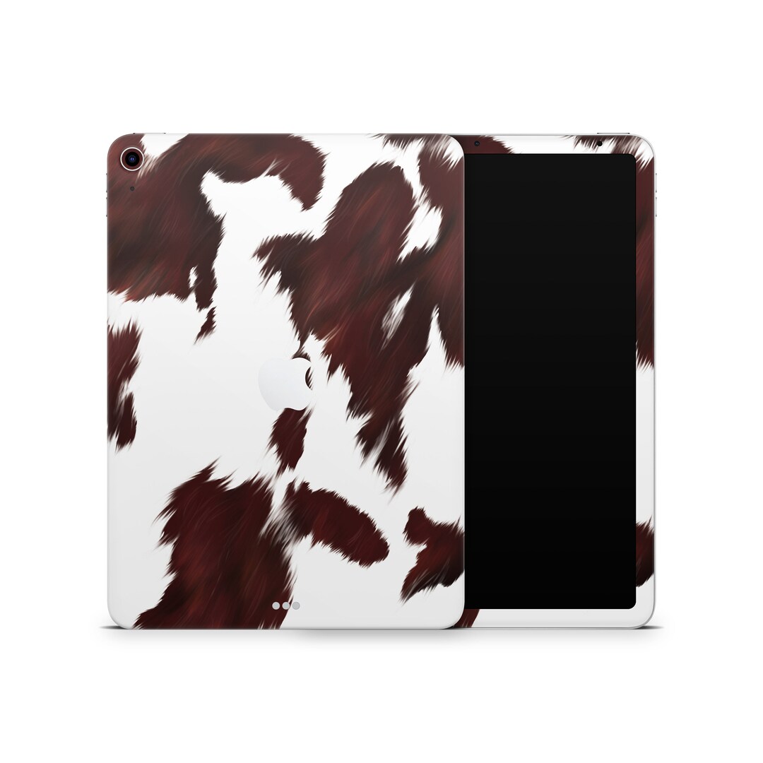 Cowhide iPad Skin, Cowhide iPad Decal, Cowhide iPad Cover, Cow Print ...