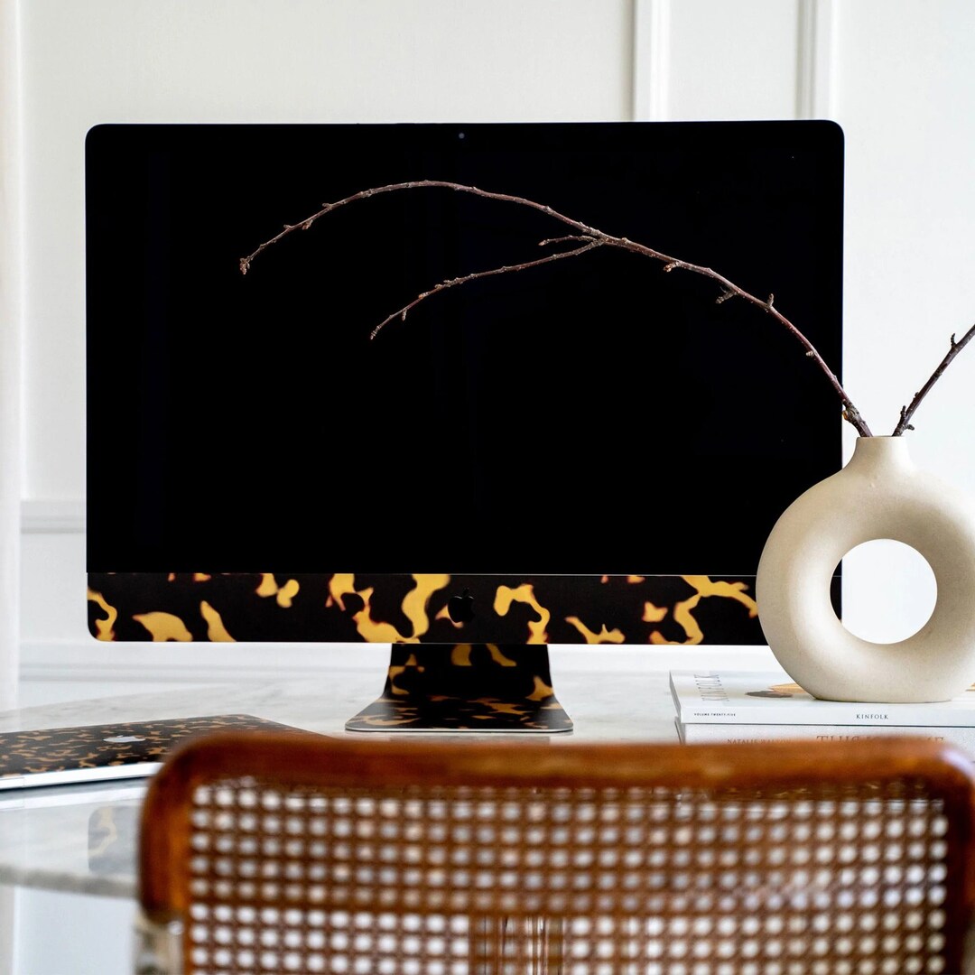 Tortoise Shell Imac Skin, Apple Imac Skin Cover, Stylish Imac Skin ...