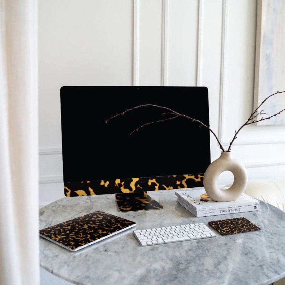 Tortoise Shell Imac Skin, Apple Imac Skin Cover, Stylish Imac Skin ...